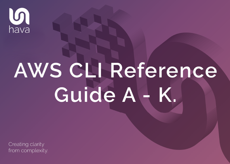 AWS CLI Command Reference Guide L - Z AWS CLI Command Reference Guide L - Z